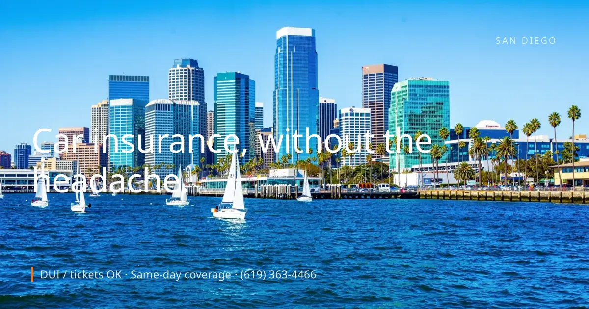 Liability-Only Car Insurance in San Diego, CA | Auto World